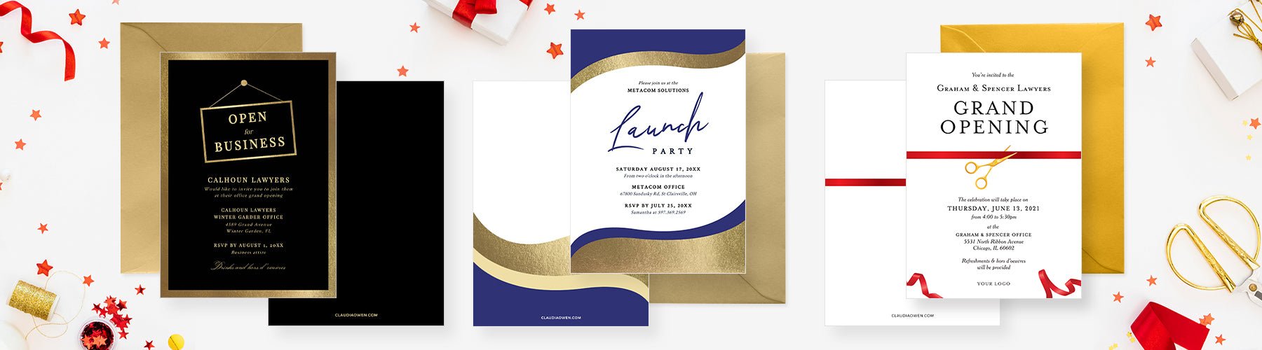 Digital Grand Opening Invitations