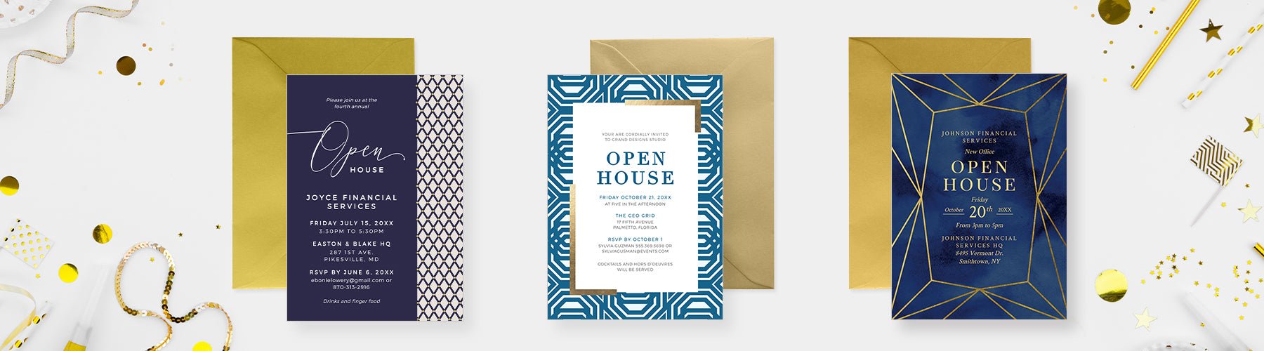 Digital Open House Invitations