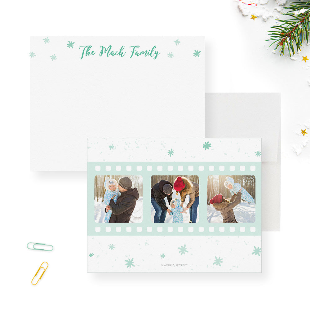 Happiest Winter Holidays Greeting Cards, Custom Photo Christmas Cards,