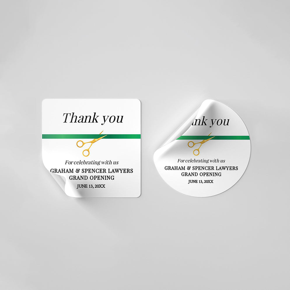 Grand Opening Sticker Editable Template, Launch Party Printable Digita ...