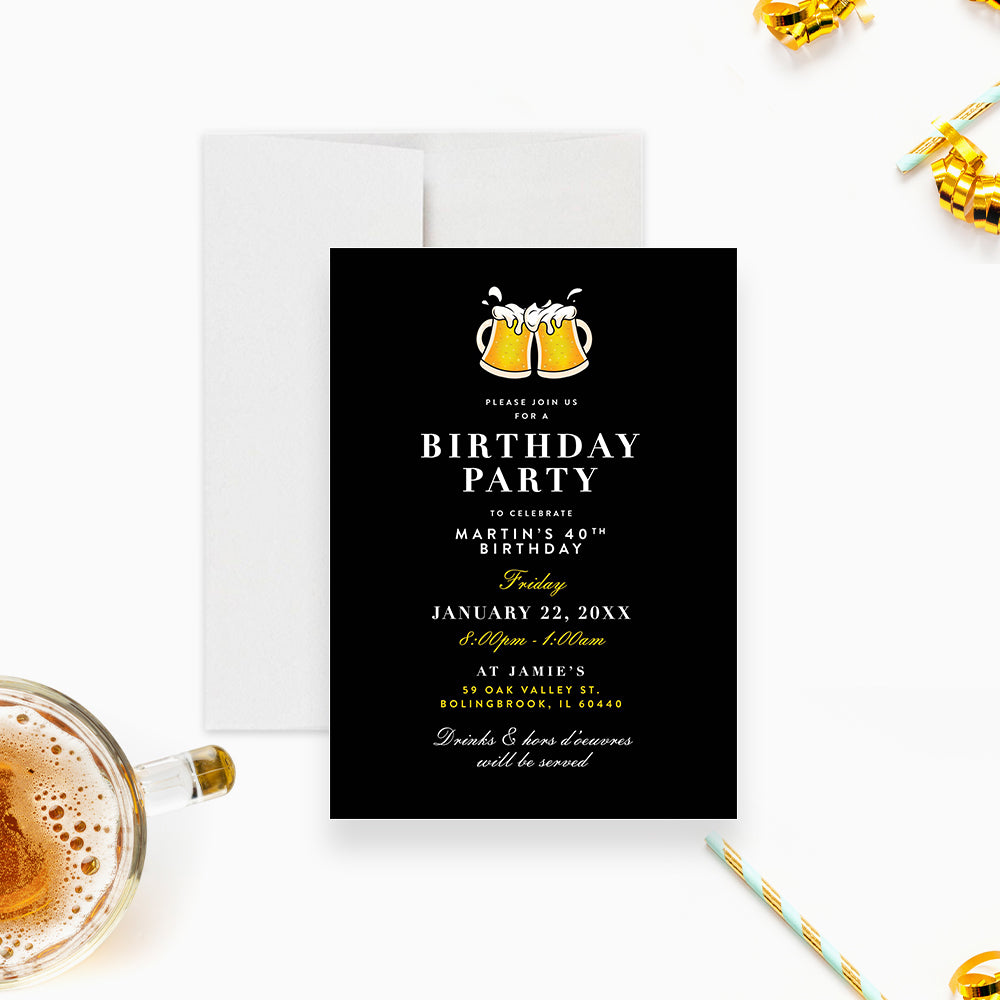 Backgrounds For Men Birthday Invitation Adult Birthday Invitation For