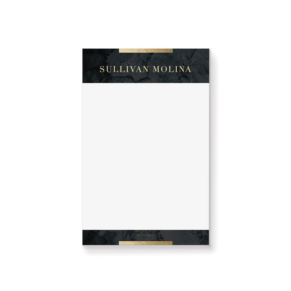 Sophisticated and Professional Notepad, Personalized Elegant Office St ...