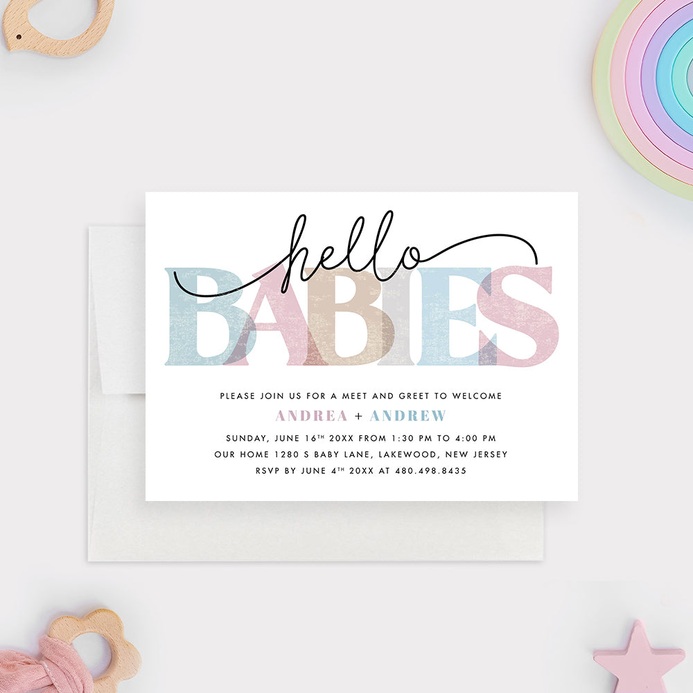 Meet Baby Invitation Wording