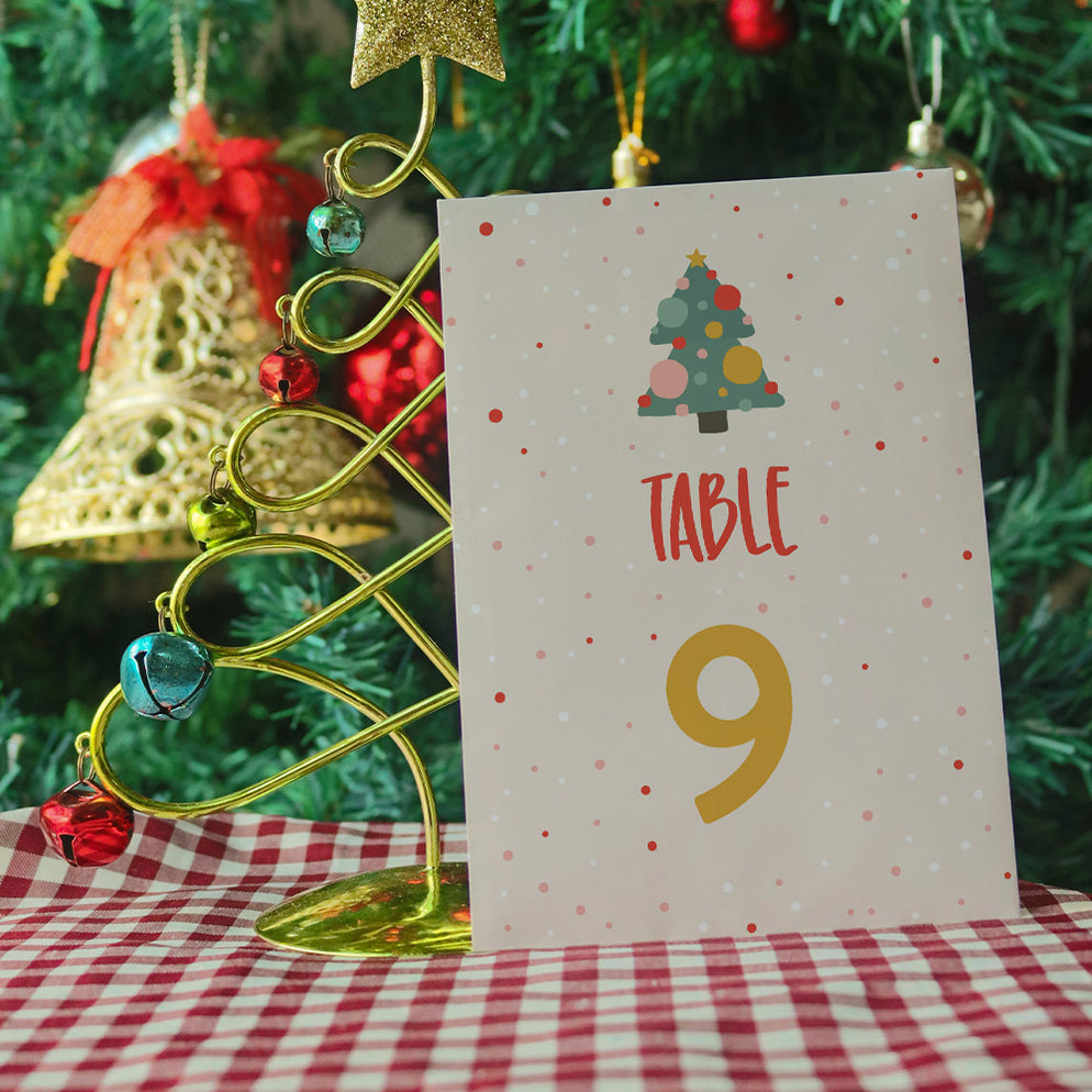 Jingle and Mingle Holiday Party Invitation Christmas Tree Card