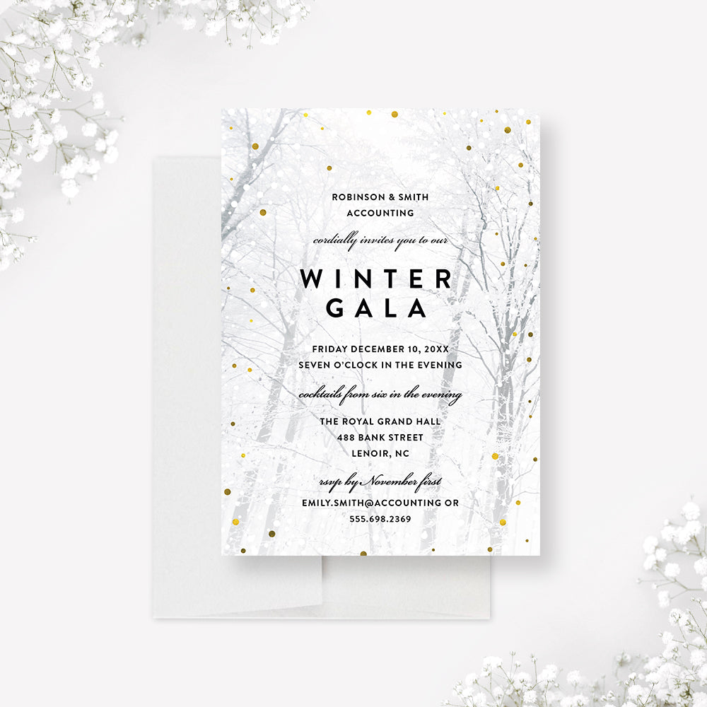Winter Wonderland Invitation Template