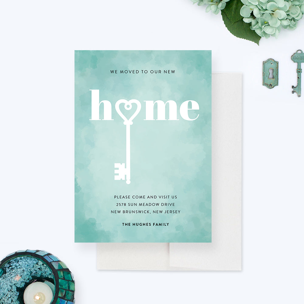 We Have Moved Announcement Cards, Creative Moving Announcements, Our N