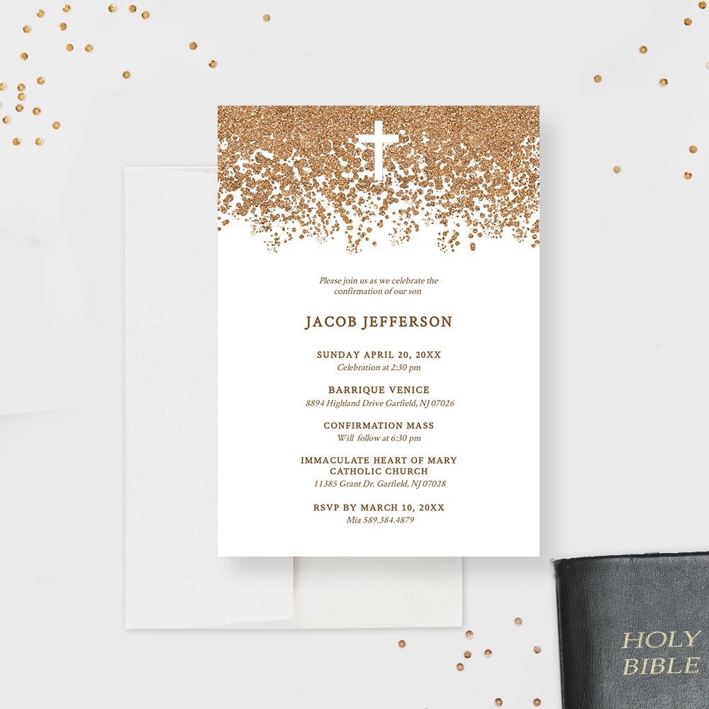 Catholic Confirmation Invitations First Communion Or Confirmation