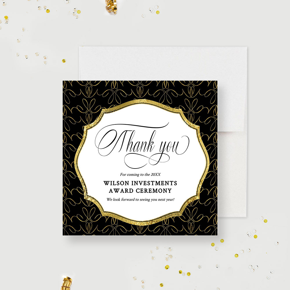 Custom Professional Thank You Notes, Personalized Business Thank You C