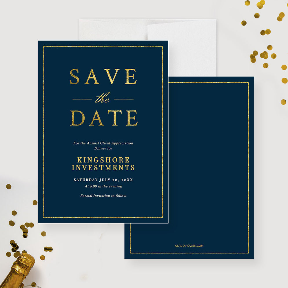 Company Party Invitation Matching Set Template, Corporate Party Printa